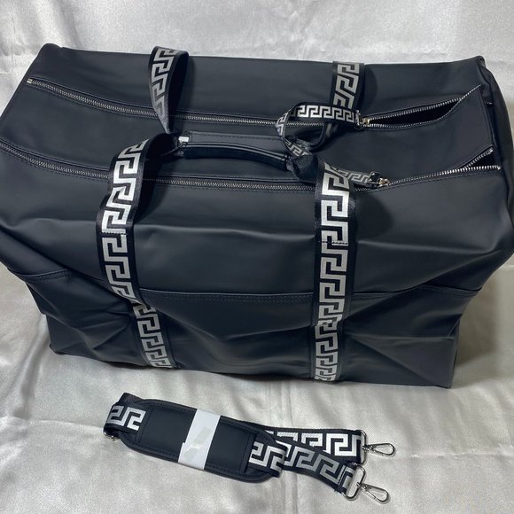 Versace | Bags | Versace Weekender Bag In Black | Poshmark